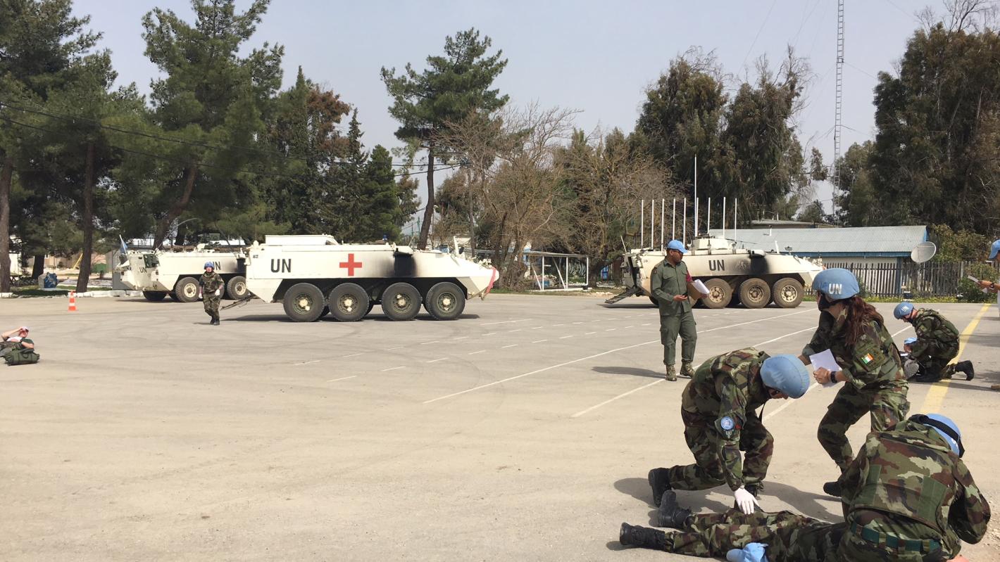 UNDOF Medical Exercise 08 MAR 18 | United Nations Peacekeeping Operations